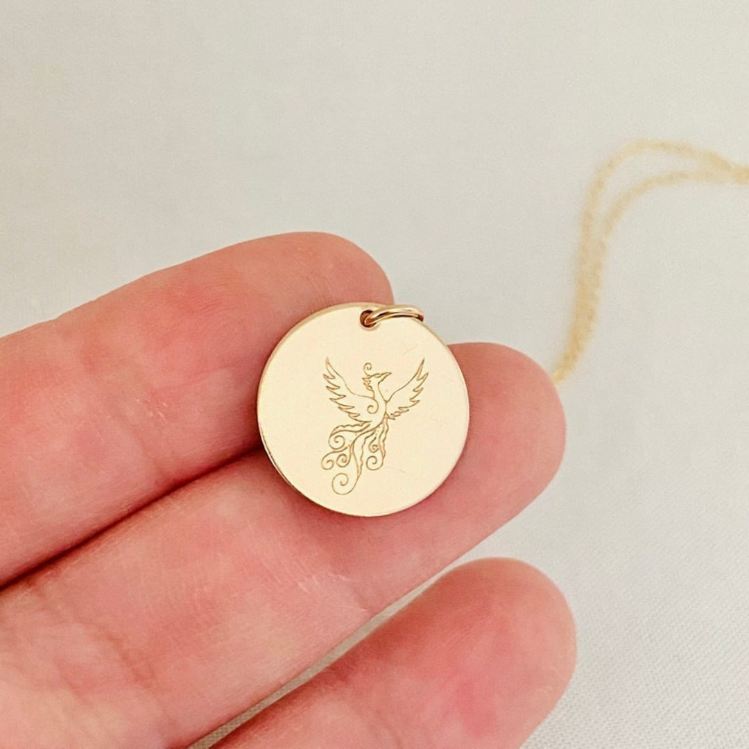 Phoenix Necklace, Rising Phoenix Jewelry, Rise From Ashes, Mythical ...