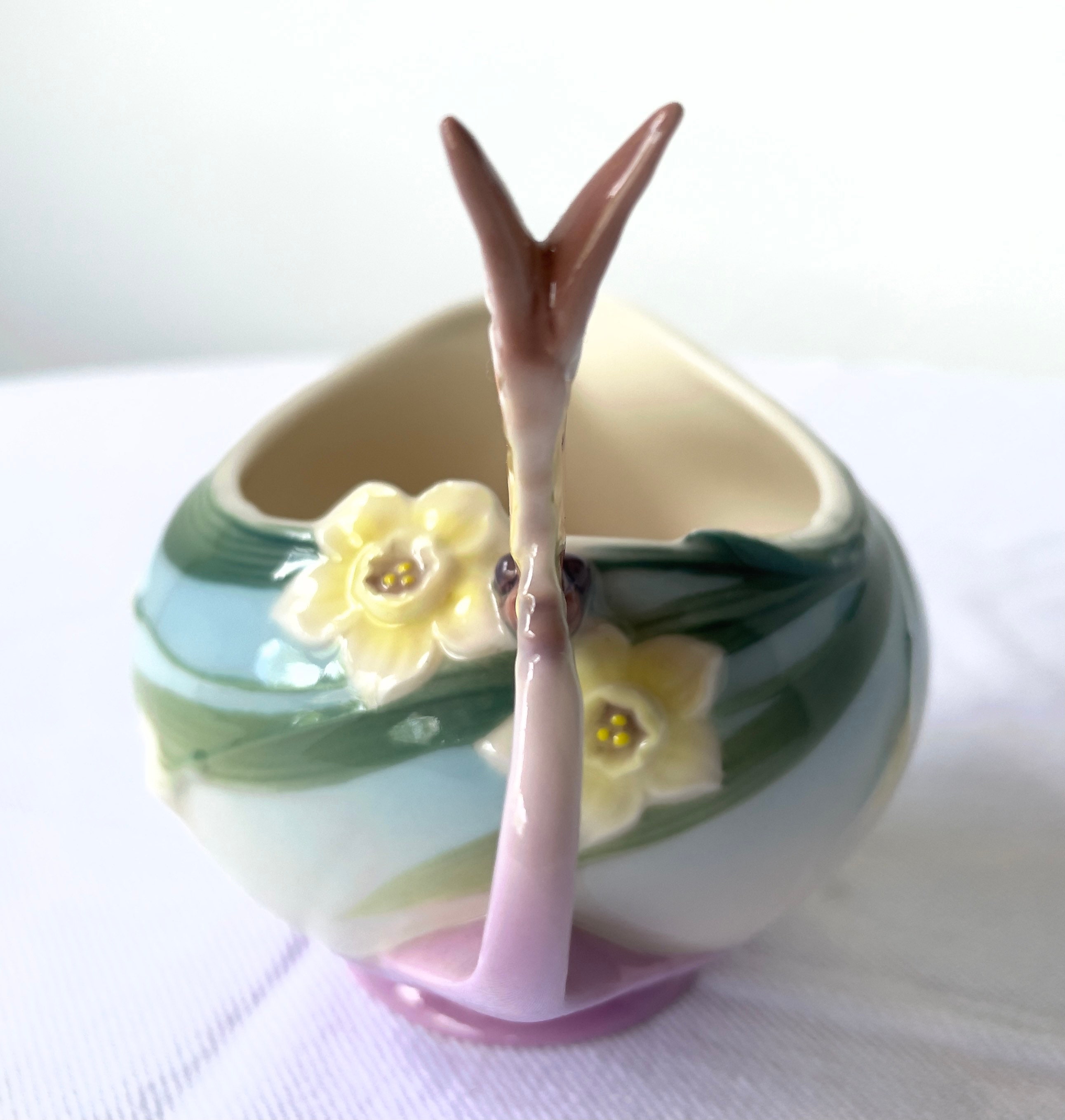 RARE 2001 Franz Butterfly Cream Jar Porcelain by Jen Woo - Etsy