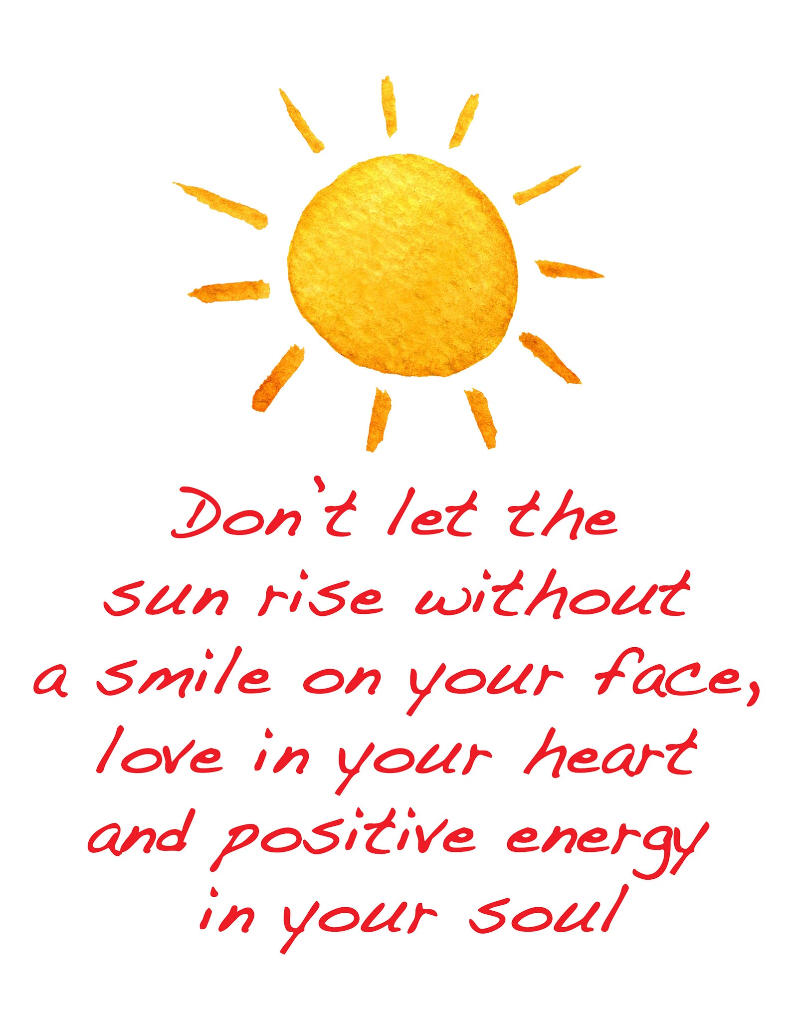 Greeting Note Card Smile Love Positive Energy - Etsy