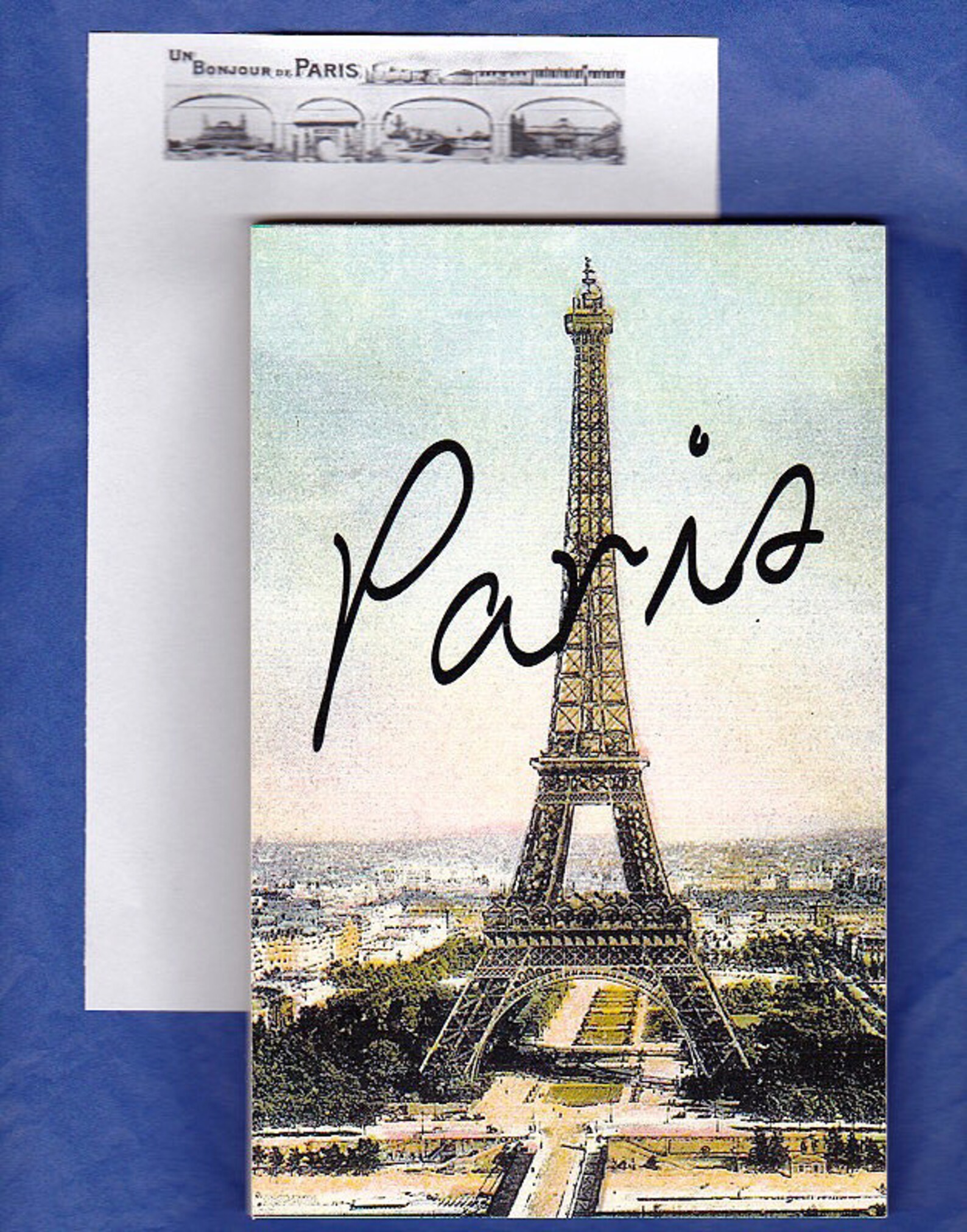 Paris Eiffel Tower Large Notepad Notebook - Etsy