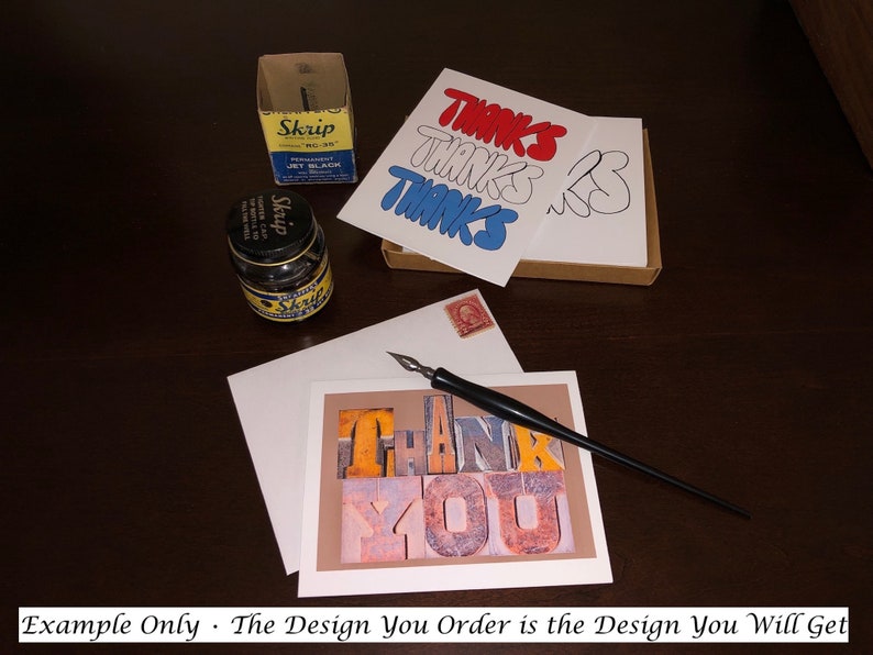 Art Deco Thanks - Thank You Note Cards Boxed Set of 5 - Etsy