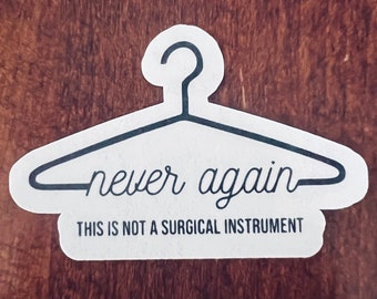 Never Again Sticker - Etsy