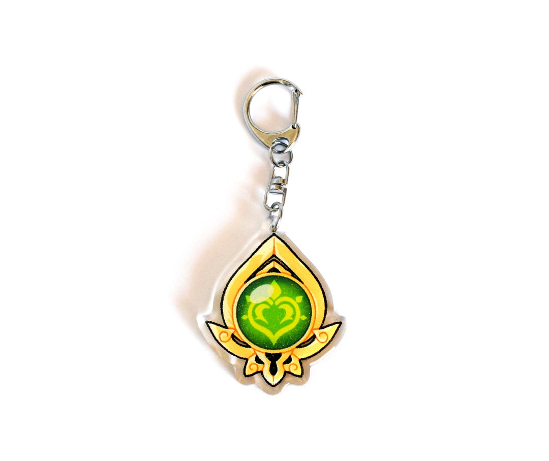 Sumeru Dendro Vision Charm / Genshin Impact / Glitter Charm / - Etsy