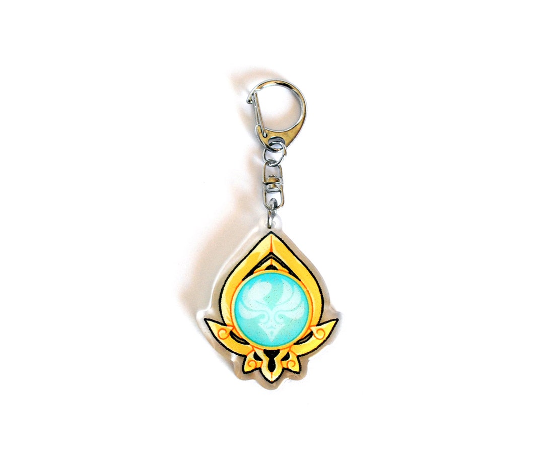 Sumeru Anemo Vision Charm / Genshin Impact / Glitter Charm / Keychain ...