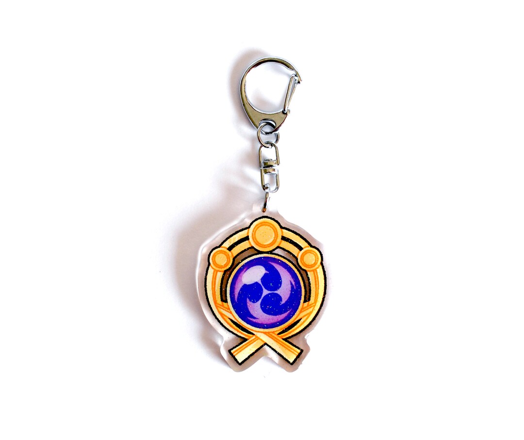 Inazuma Electro Vision Charms / Genshin Impact / Glitter Charm ...
