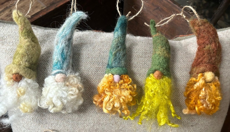 Felted Gnome Ornament - Etsy