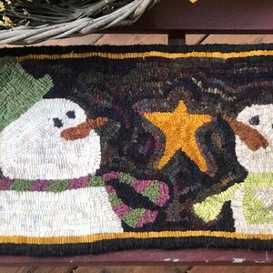 Snow Fellas Rug Hooking Pattern - Etsy