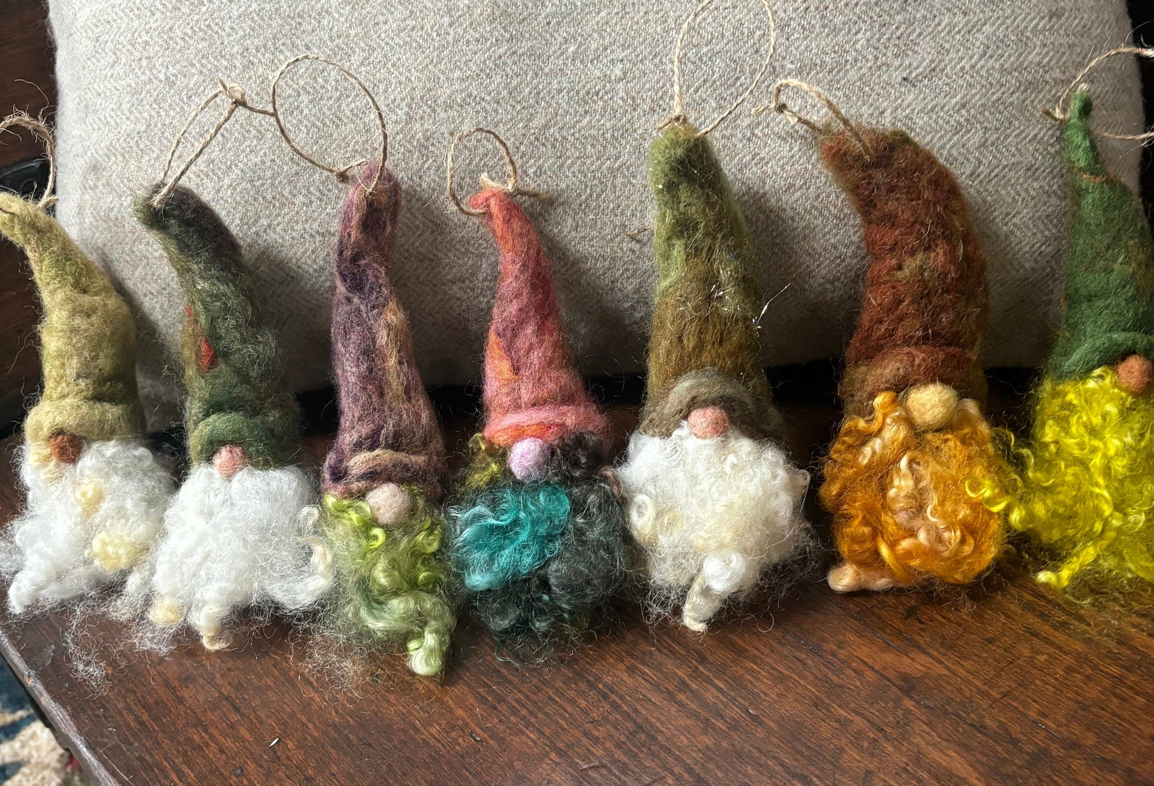 Felted Gnome Ornament - Etsy