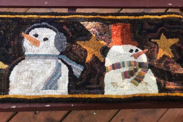 Snow Fellas Rug Hooking Pattern | Etsy