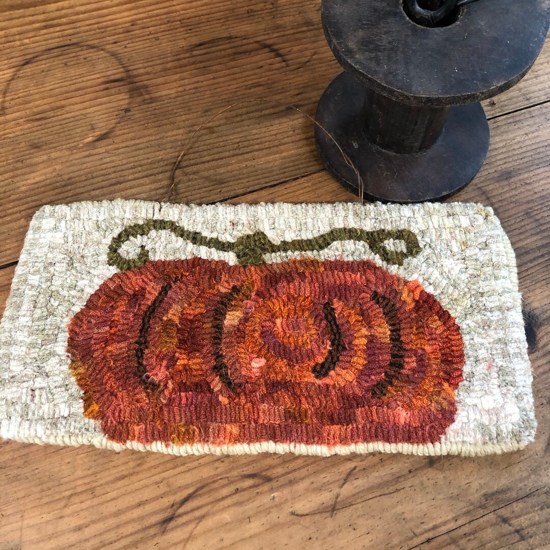 Prize Pumpkin Rug Hooking Pattern - Etsy