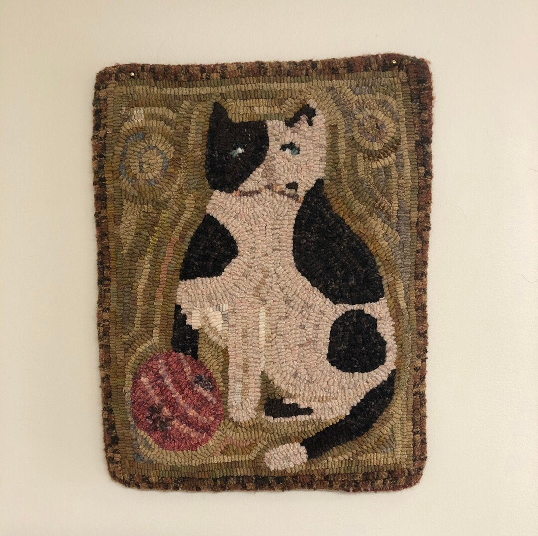 Attitude Cat Rug Hooking Pattern - Etsy
