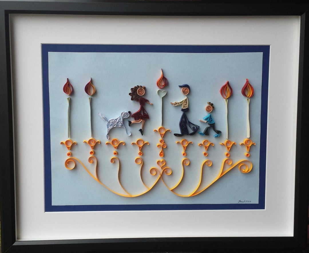 Large Custom Family Menorah - Etsy