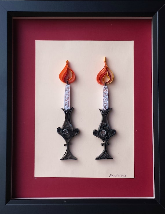 Shabbos Candles - Etsy