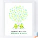 Pea Fingerprint Guestbook Twins Baby Shower Gift Peas in the | Etsy