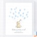 INSTANT DOWNLOAD Editable Blue Bunny Doll Fingerprint Guestbook ...