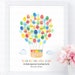INSTANT DOWNLOAD Editable Hot Air Balloon Teacher Appreciation Gift ...
