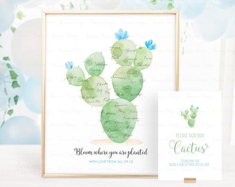 Cactus Party Poster - Etsy