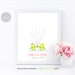 Pea Fingerprint Guestbook, Twins Baby Shower Gift, Peas in the Pod ...