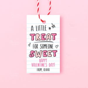 Editable Valentine Gift Tags for School Classmate Student Teacher Staff ...
