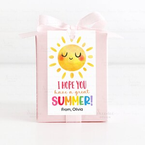 I Hope You Have A Great Summer Printable Gift Tag, Last Day of School ...