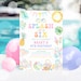 Editable Splash Into Six 6th Birthday Pool Party Invitation Summer ...
