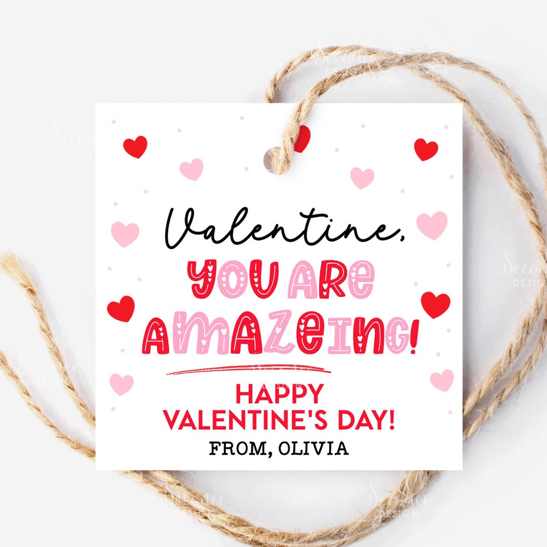 Maze Valentine's Day Gift Tag, Valentine You Are A-MAZE-ING Gift Cards ...