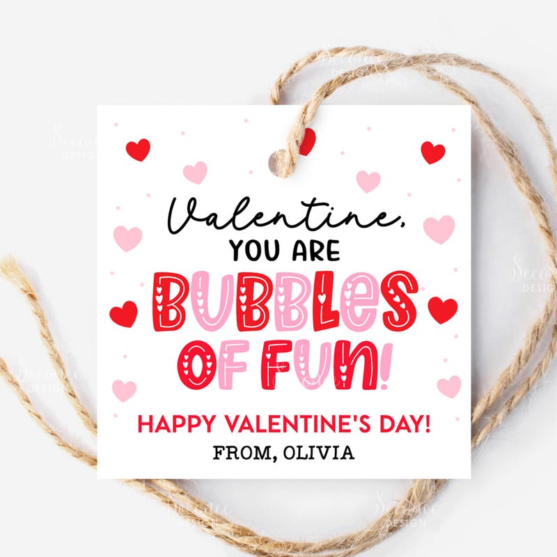 Valentine Bubbles - Etsy