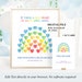INSTANT DOWNLOAD Editable Rainbow Heart Teacher Appreciation Gift ...