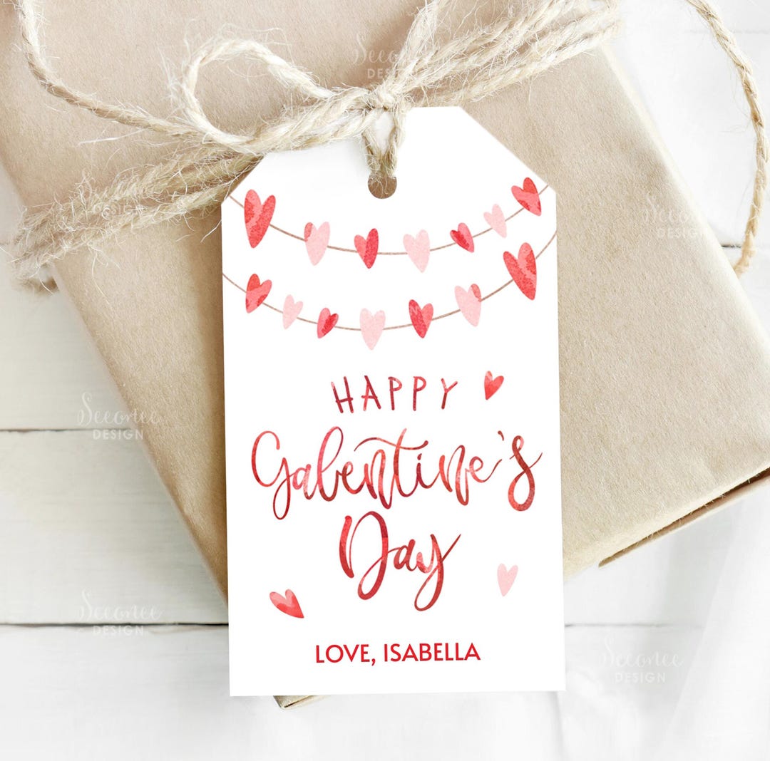 Printable Galentines Day Tags for Friends Galentine's Day Cards ...