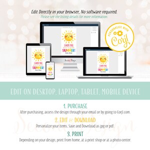 I Hope You Have A Great Summer Printable Gift Tag, Last Day of School ...