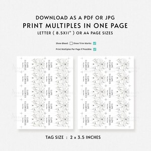 Halloween Gift Tag Printable, Trick or Treat Bag Tags, Spider Web Happy ...