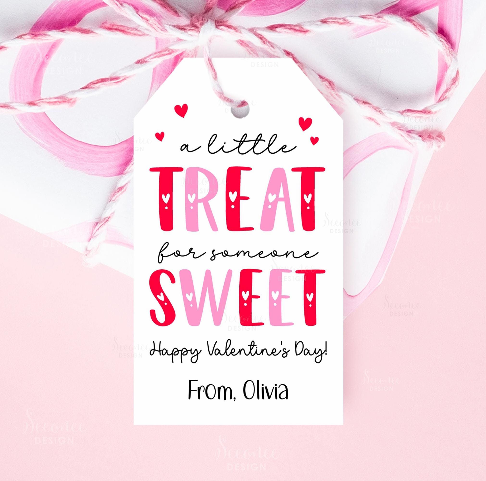 Valentines Day Gift Tags Printable A Little Treat for Someone Sweet Tag ...