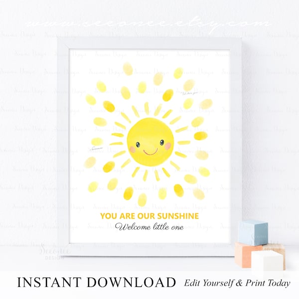 Sunshine Baby Shower - Etsy