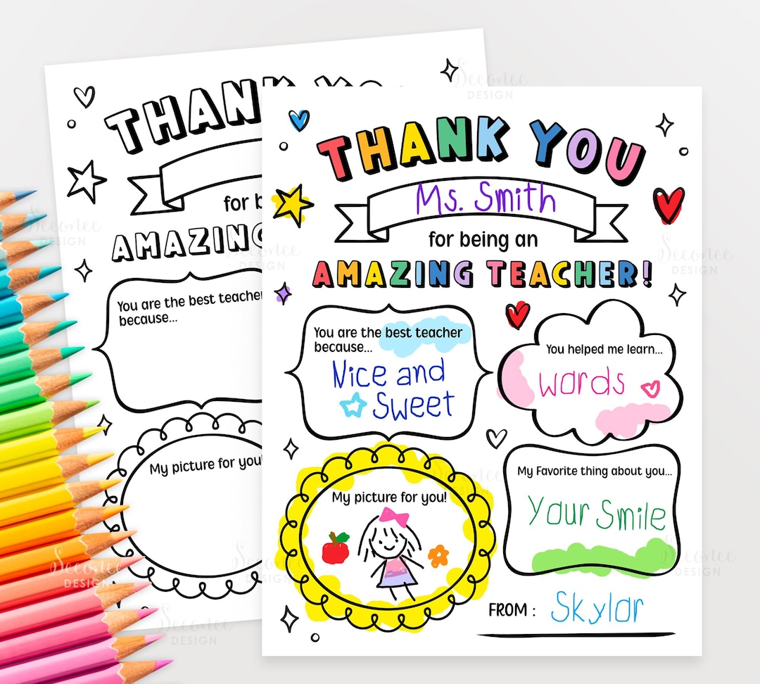 Teacher Appreciation Poster Printable Teacher Appreciation Week Gift ...
