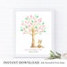 INSTANT DOWNLOAD Editable Kangaroo Baby Shower Fingerprint - Etsy