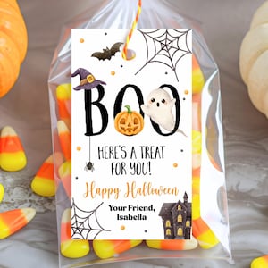 Printable Halloween Favor Tags Spooky Halloween Tags Halloween Trick or ...
