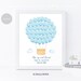 Hot Air Balloon Guestbook, Sign in Guestbook, Sign in Poster, Baby ...