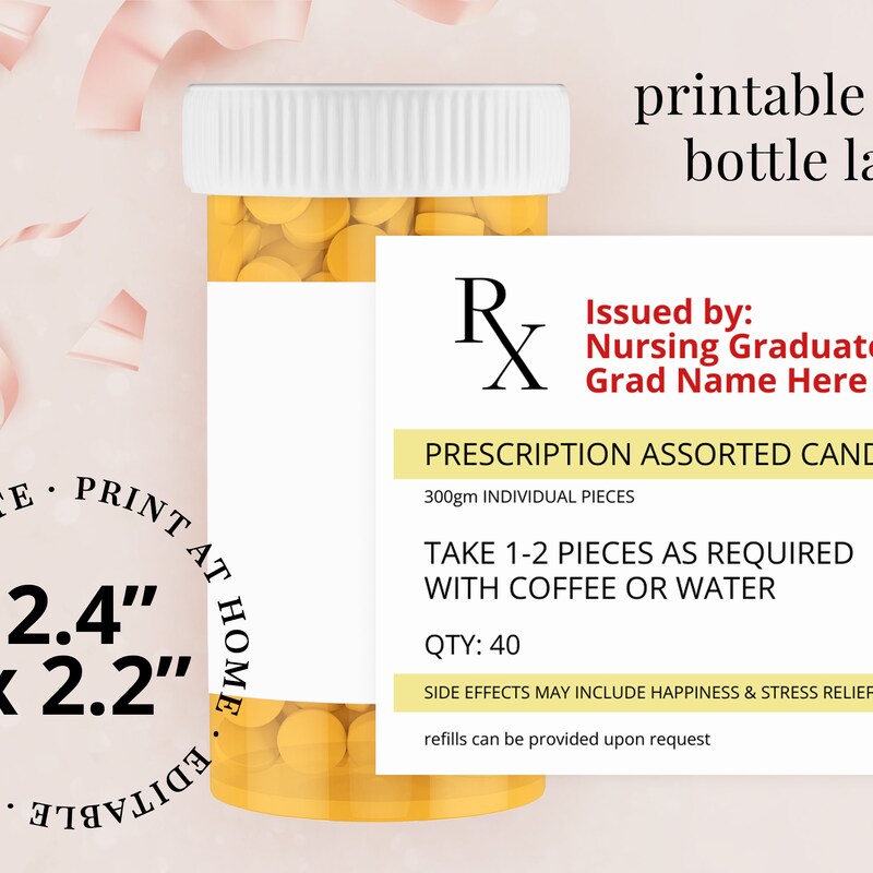 Pill Bottle Labels - Etsy