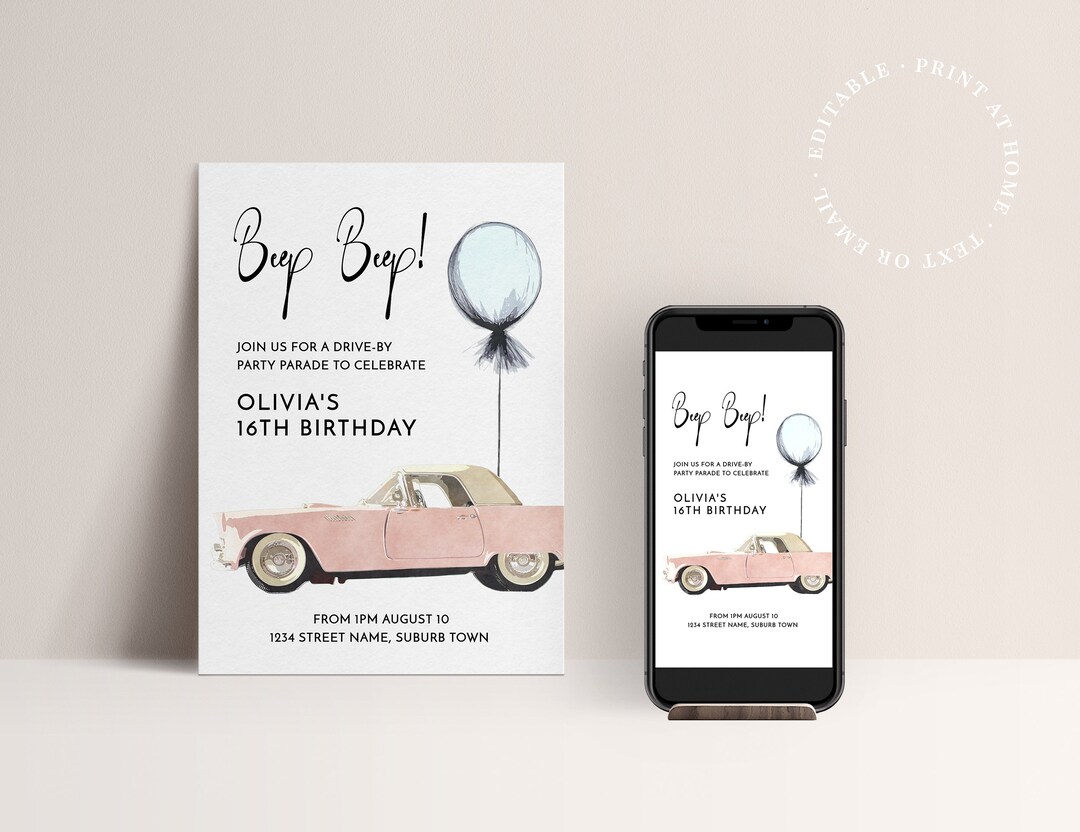 Quarantine Party, Parade Party, Retro Drive by Party Parade, Drive ...