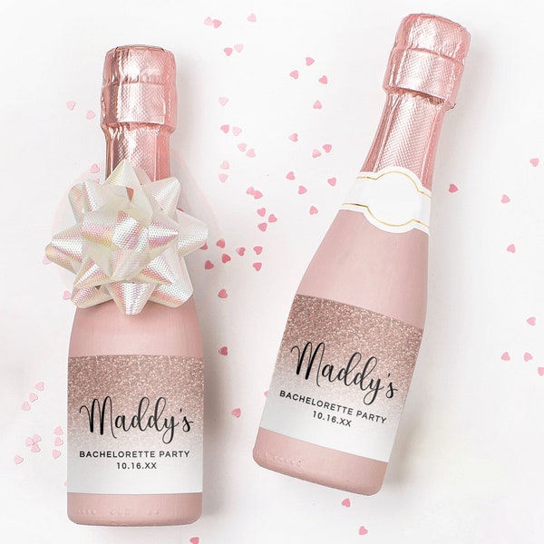 Mini Champagne Labels - Etsy