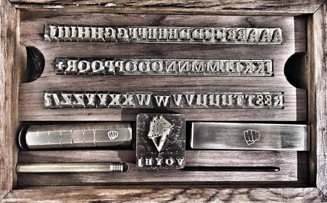 Alphabet Stamps Set L Set L With Holder, Hammering Handle and Soldering ...
