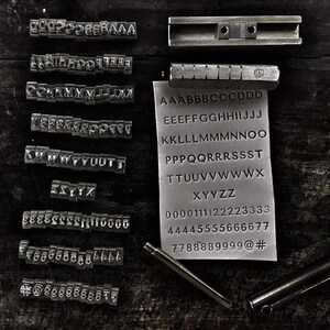 Alphabet Stamps Set L Set L With Holder, Hammering Handle and Soldering ...