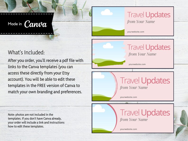 Email Newsletter Header Template for Travel Agents or Any Business ...
