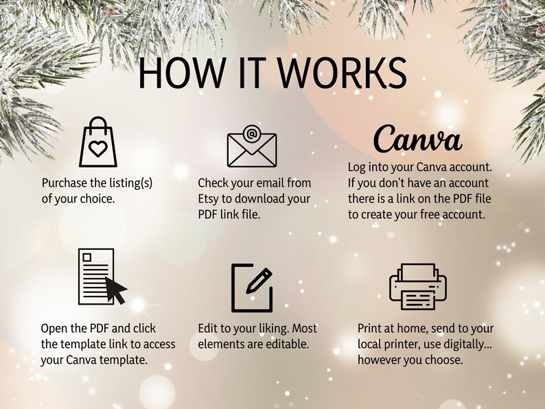 Secret Santa Card Editable Canva Template SS01 - Etsy