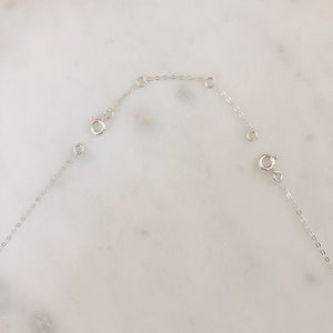 Necklace Extender, Sterling Silver Necklace Extender, Adjustable ...