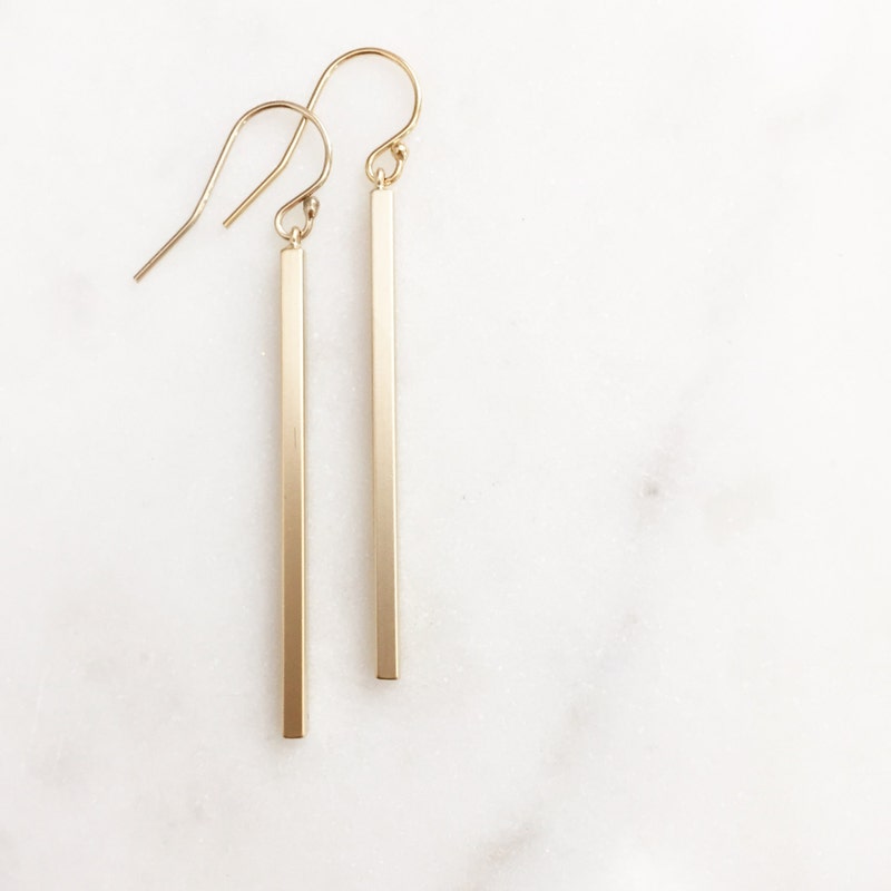 Bar Earrings - Etsy