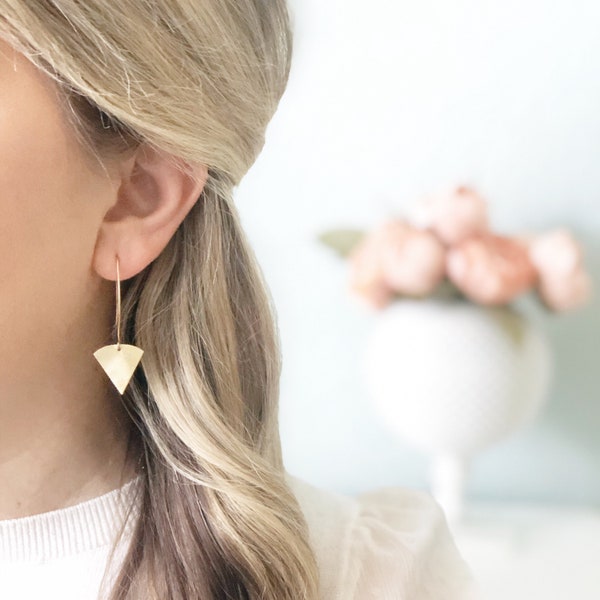 Triangle Earrings - Etsy