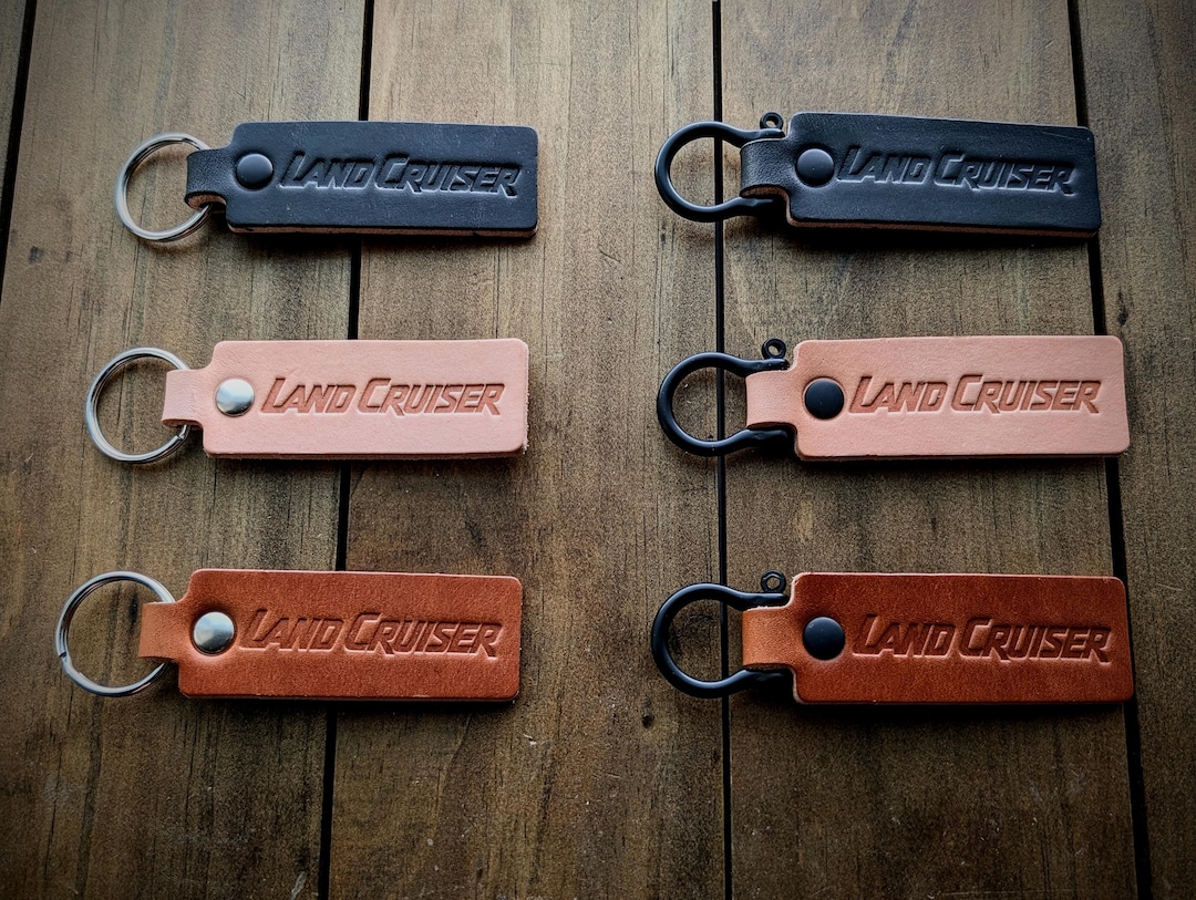 Leather Land Cruiser Keychain Handmade Multiple Colors and Styles ...