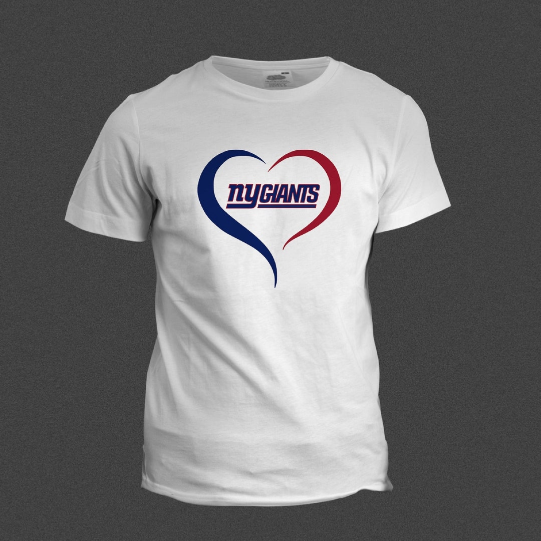 NFL Heart Favorite NFL Foot Ball Team Sport Tshirt Your - Etsy
