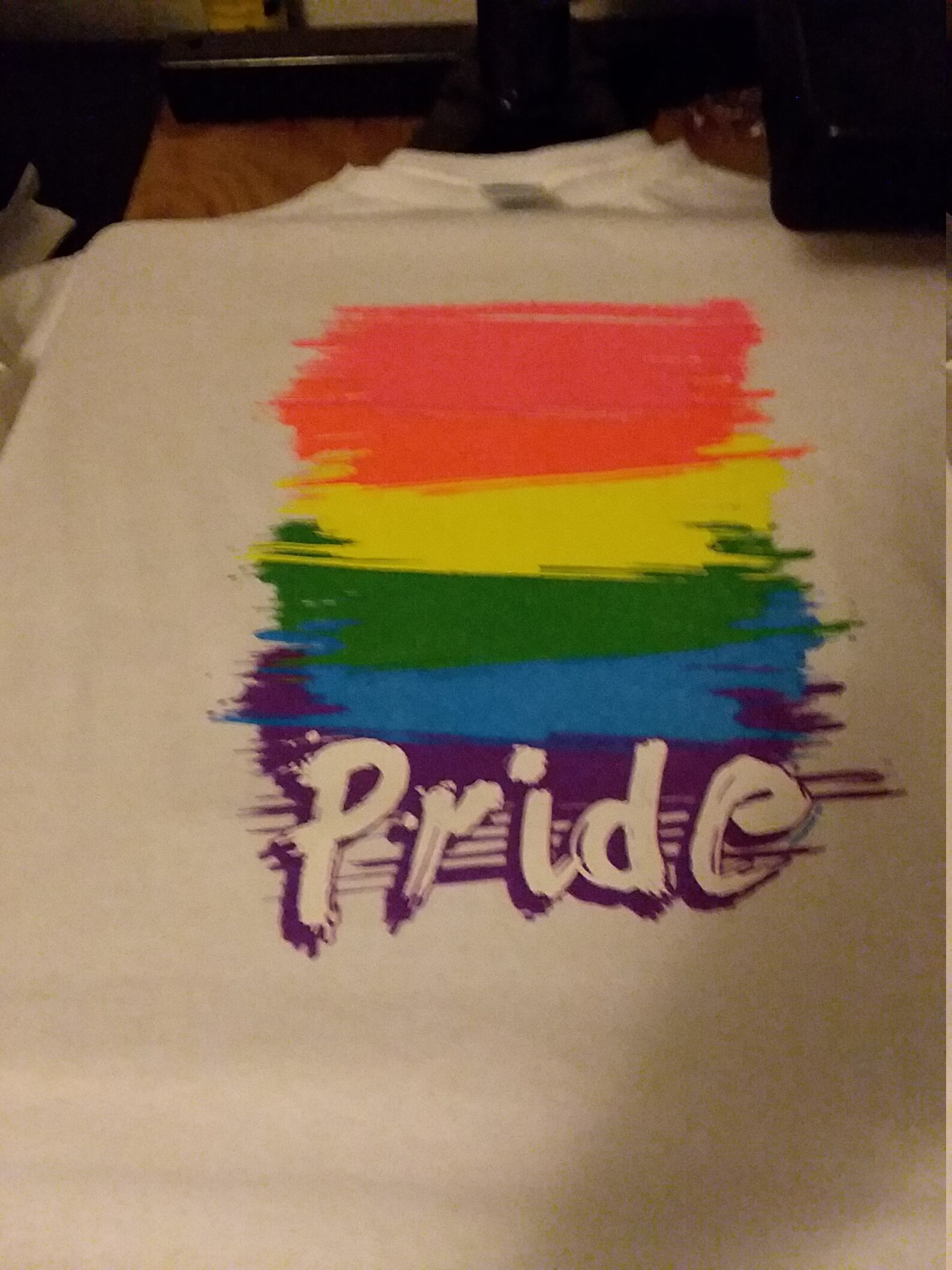 Rainbow Gay Pride T-shirt Rainbow Splash in Pride Colors for - Etsy